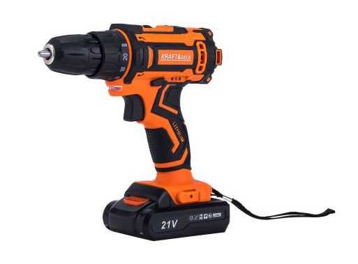 KRAFT&DELE Wiertarko-wkrętarka Akumulatorowa 21v Zestaw+2x Akumulator ...