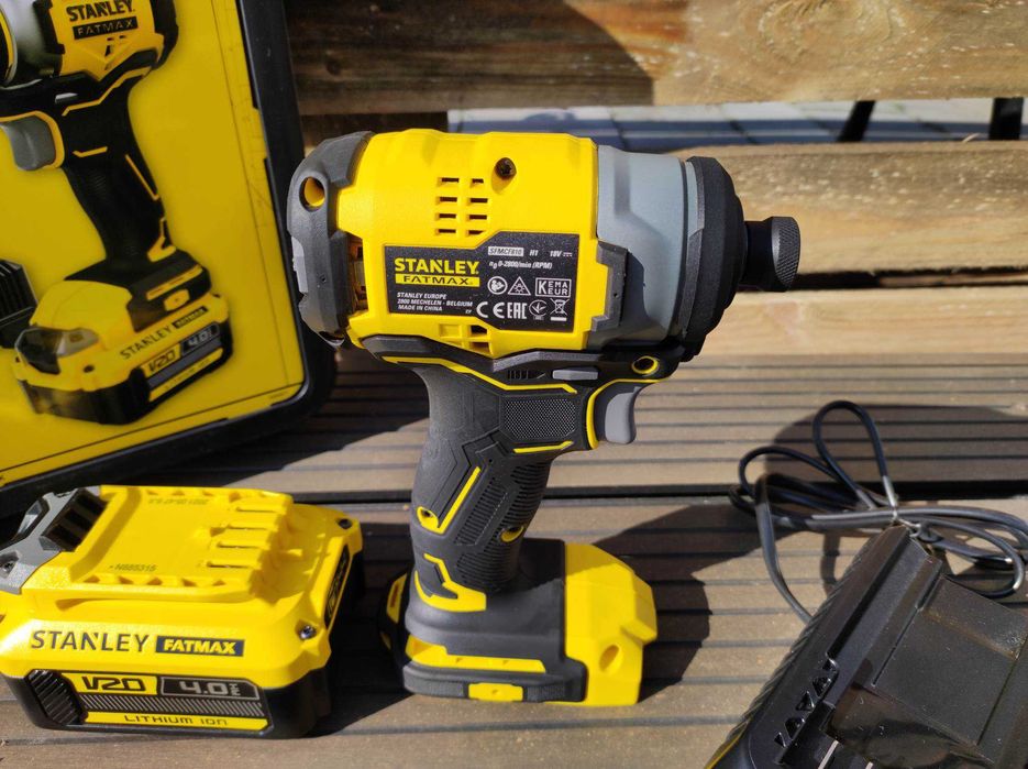 STANLEY Zakrętarka 20V 4Ah NOWA klucz udarowy FatMax SFMCF810M1K Kraków ...
