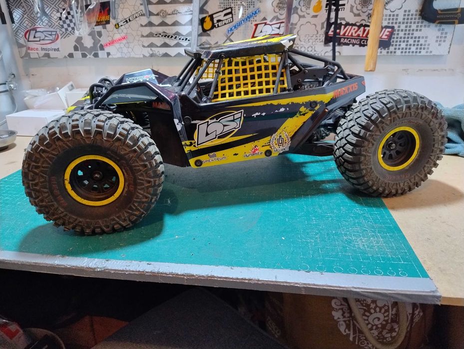 Losi Rock Rey 1/10 model RC offroad Hobbywing MAX10G2 4000kv Szczecin ...