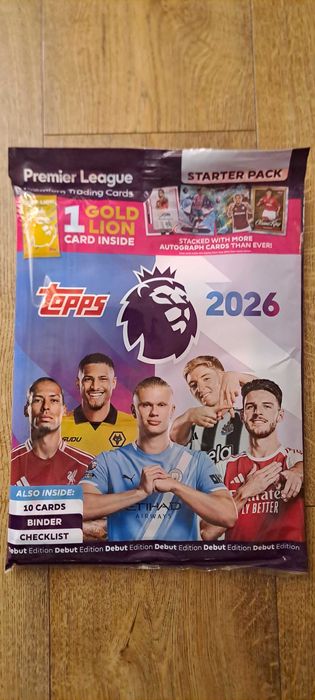 Premier League 2026 Starter pack Topps Świnoujście • OLX.pl
