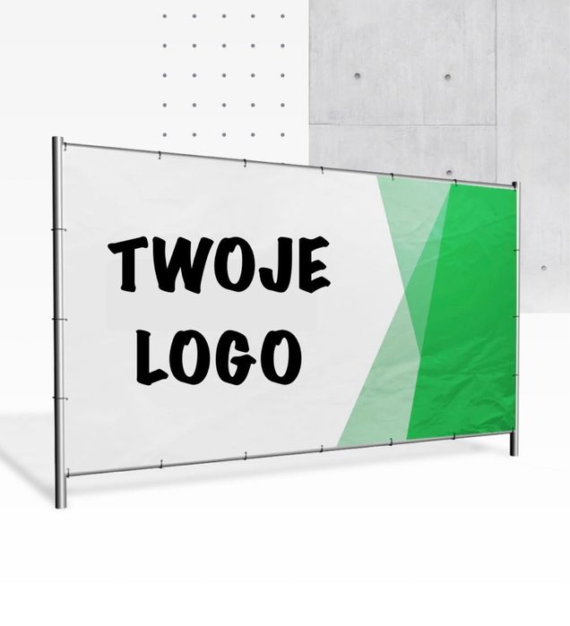 Baner reklamowy plandeka 300x150cm dowolna grafika szyld projekt grati ...