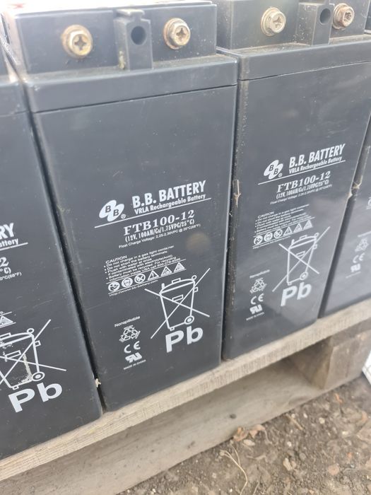 BB Battery FTB 100-12 тяговый аккумулятор, для ибп, котёл, СЭС,12-48в ...