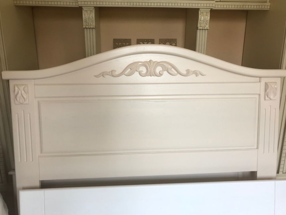 Ліжко двоспальне дерев’яне кровать спальня матрац: 13 500 грн. - Меблі ...