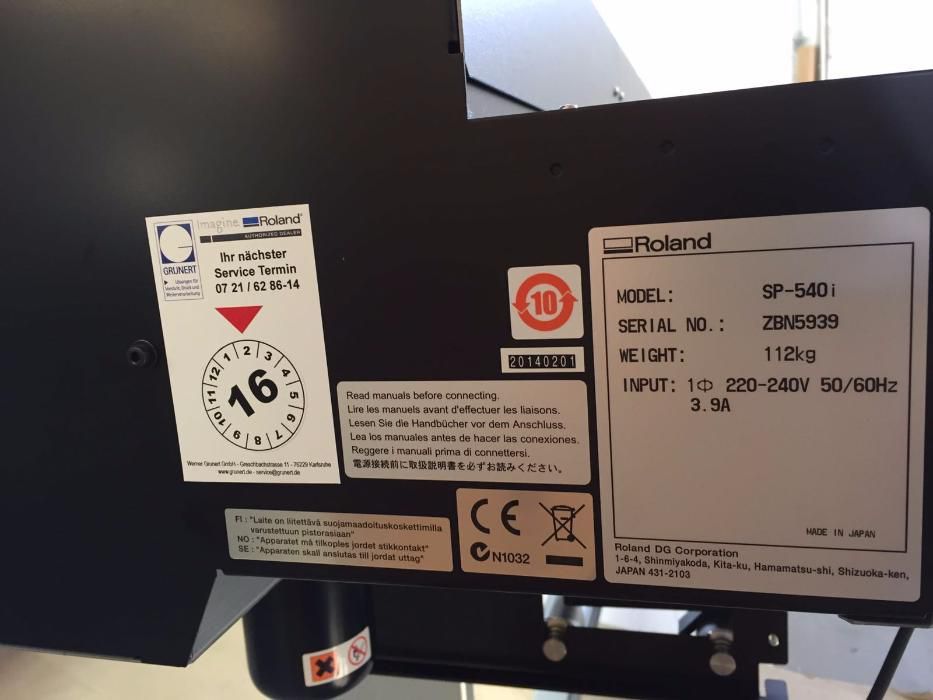 Широкоформатный принтер, плоттер Roland RE-640: 4 000 грн ...