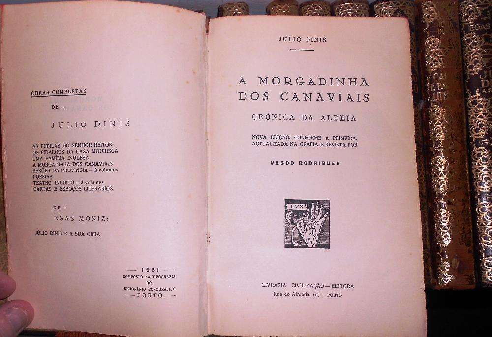 Júlio Dinis - obras completas encadernadas (1949) Alvalade • OLX Portugal