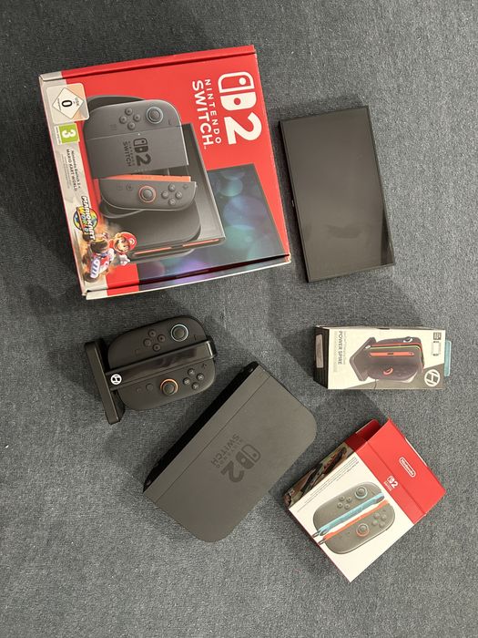 Nintendo Switch 2 – Stan IDEALNY | 4x Joy-Con | Stacja Ładująca ...