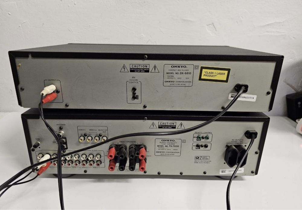 Pilot! Amplituner Onkyo TX-7830/ Odtwarzacz CD Onkyo DX -6810 Bytom ... Pilot! Amplituner Onkyo TX-7830/ Odtwarzacz CD Onkyo DX -6810 Bytom ...