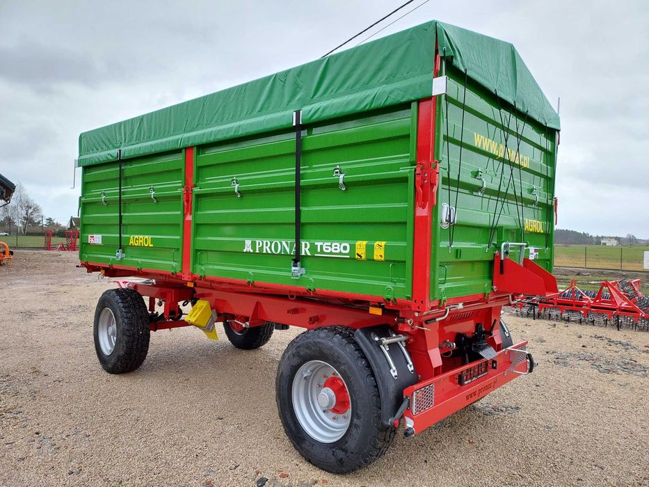 Przyczepa paletowa PRONAR T 680 13t PT510 512 Raty Metal tech fach ...