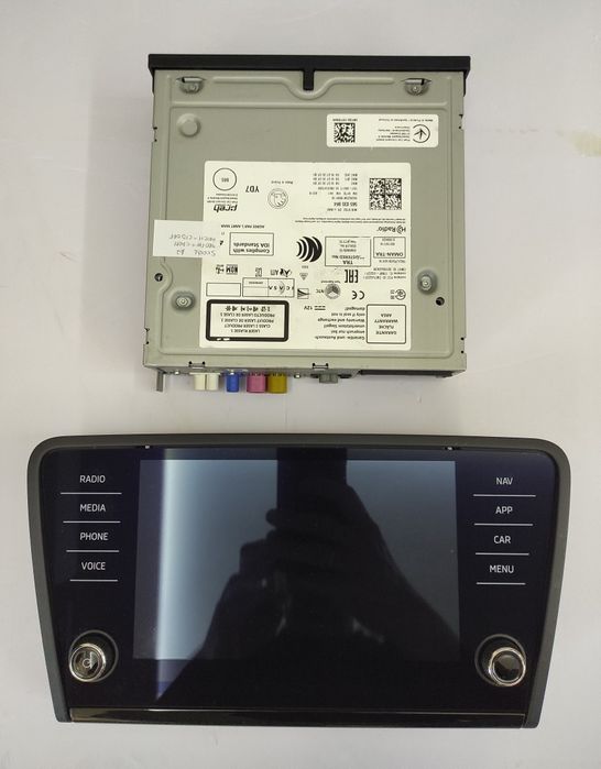 Оригінальний комплект мультимедіа Skoda Octavia 8" MIB2 Amundsen: 520 ...