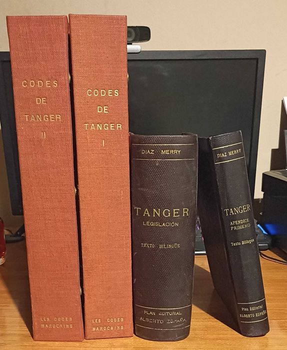 Codes de Tanger 2 Volumes + Tanger Apendice Primero + Tanger tratados ...