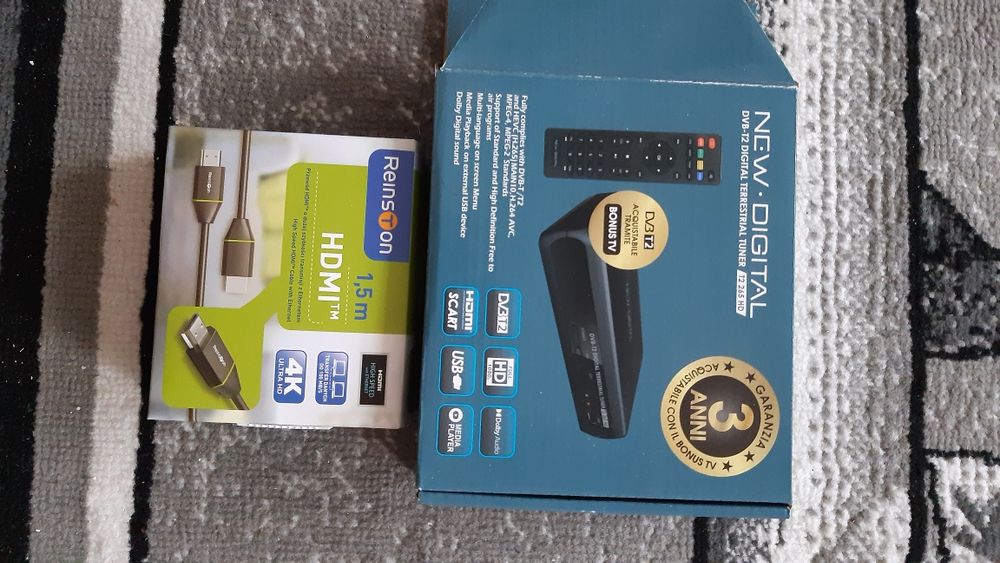 Dekoder Dv3T2 nowy i kabel Wodzisław Śląski • OLX.pl