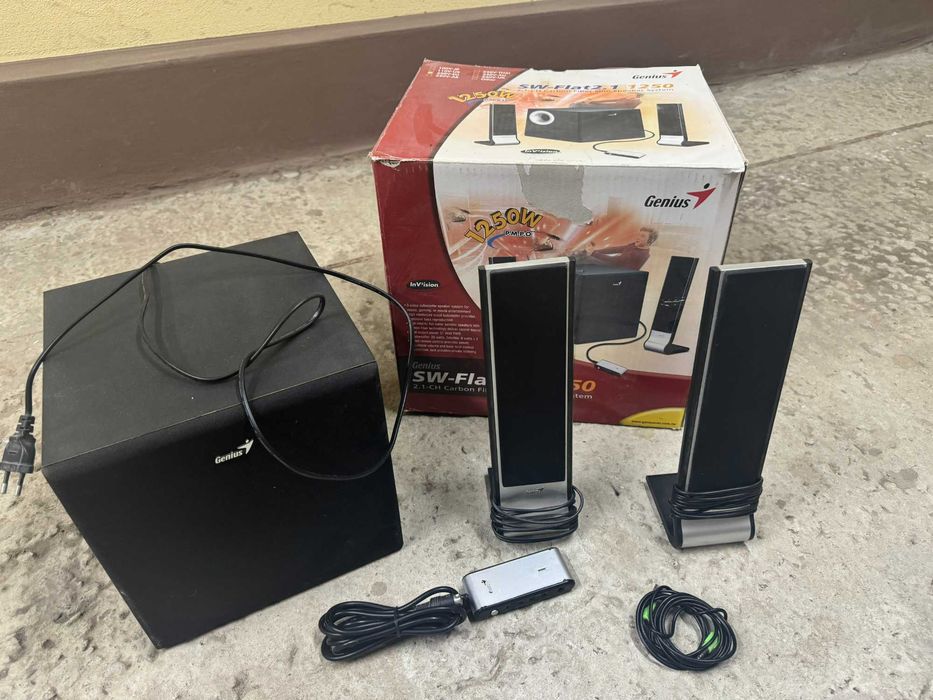 Аксустическая система для ПК компьютера Genius SW-Flat 2,1 1250W: 1 200 грн. - Акустичні системи ...
