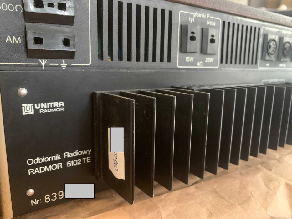 Radmor 5102TE plomby po fabrycznym serwisie w Radmor z mojej kolekcji4 ...