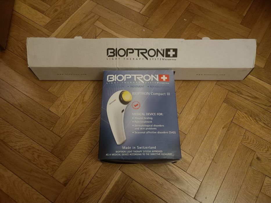 Lampa zepter Bioptron Compact III + statyw Warszawa Białołęka • OLX.pl