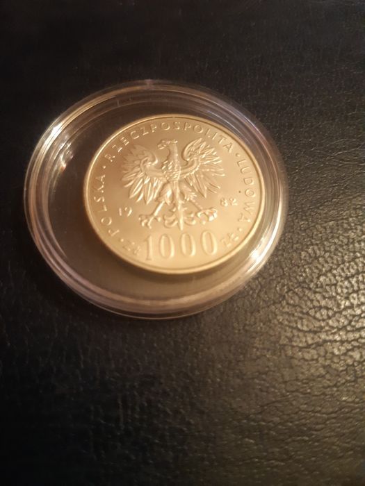 Moneta srebrna Jan Paweł II 1982r Warszawa Targówek • OLX.pl