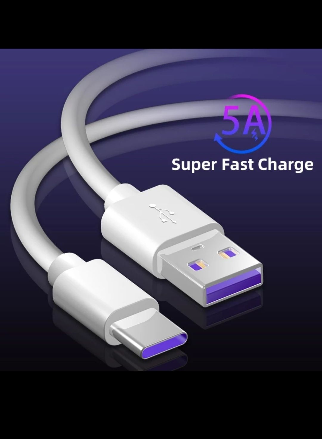 Кабель зарядки телефона планшета, TYPE-C, 0.5 и 1 м. Быстрая зарядка ...