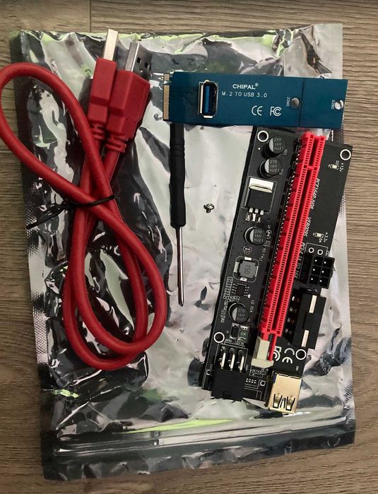 Przejściówka NVME do PCIE (Riser usb) Toruń • OLX.pl