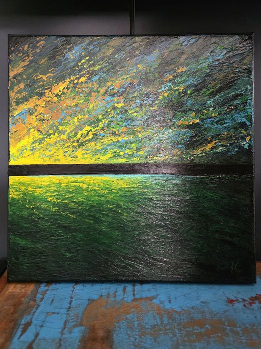 Obraz abstrakcyjny akrylowy Łomianki Dolne • OLX.pl