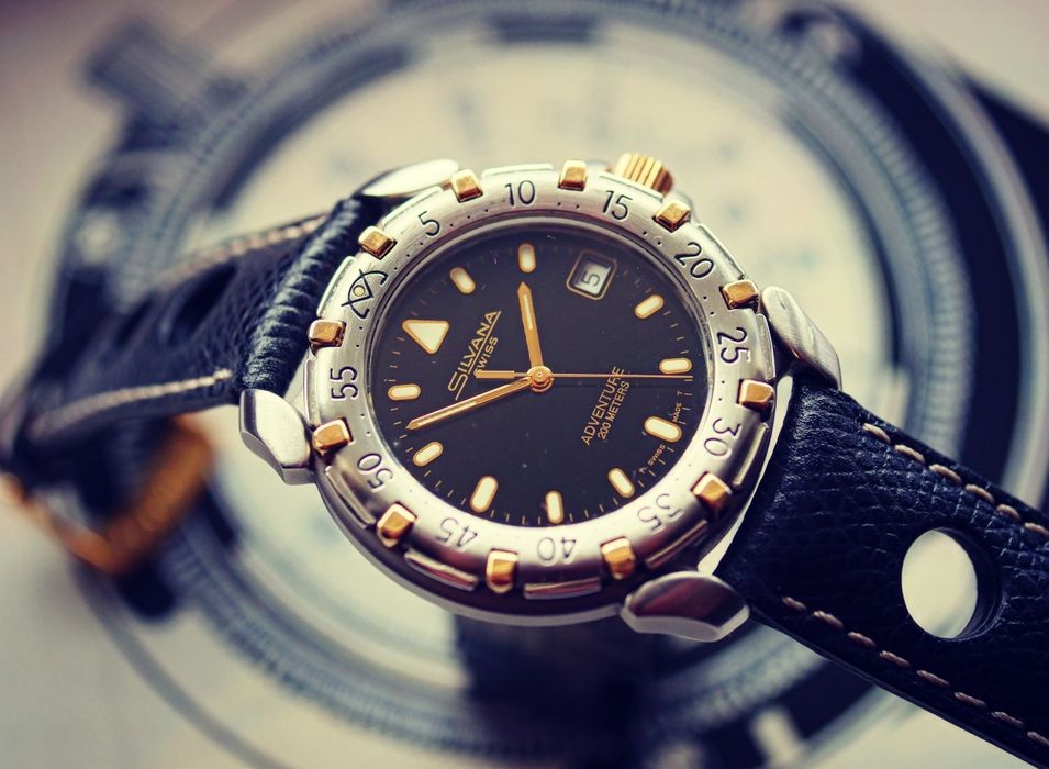 Silvana Adventure 200m swiss made zegarek szwajcarski tytan diver ...