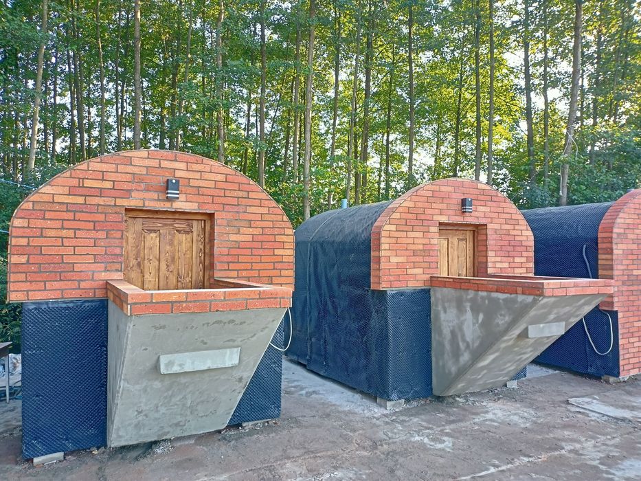 Schron , piwniczka betonowa , ziemianka , piwnica , sauna ogrodowa ...