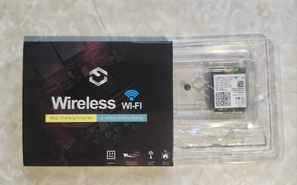 Wi-Fi адаптери AX211, QCNFA765, RTL8852CE, RTL8822BE: 400 грн ...