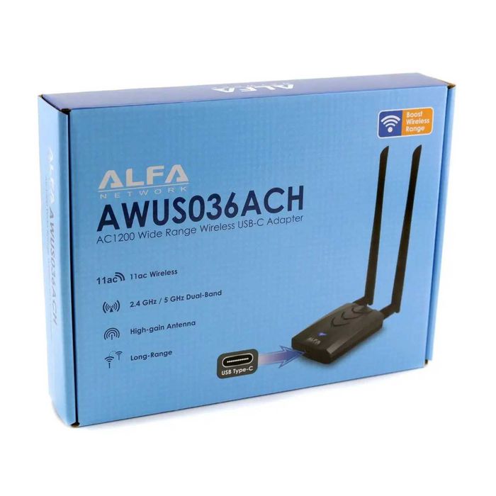 Беспроводний WIFI USB адаптер Alfa AWUS036ACH (V.2): 3 500 грн ...