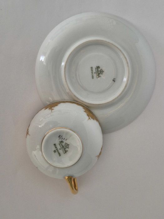 Rezwrwacja jubilerska mokka art deco Rosenthal, 1924 r. Kraków ...