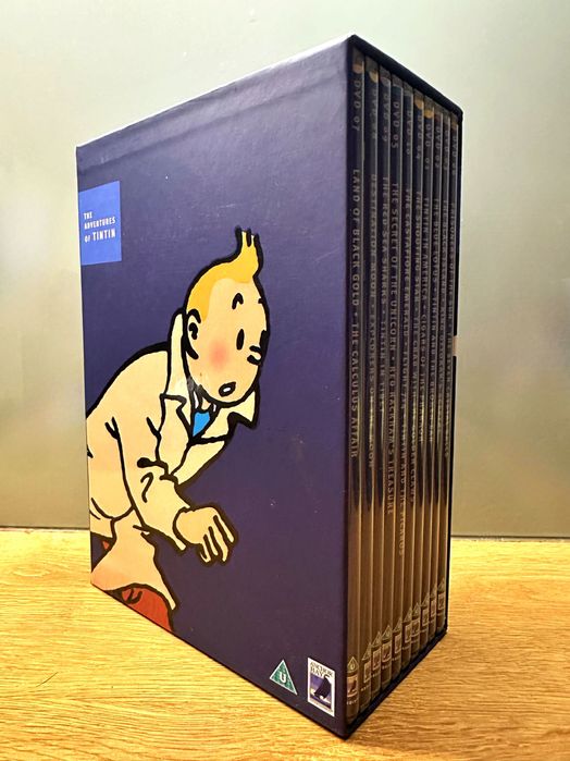 Adventures of Tintin (Przygody Tintina) - 10xDVD (bez wersji polskiej) Warszawa Wilanów • OLX.pl
