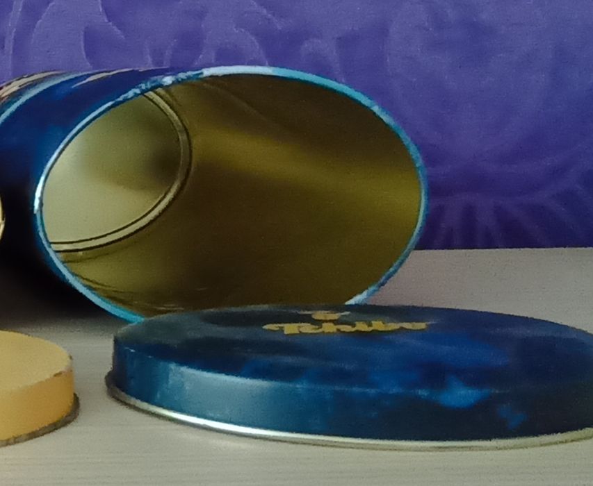 Kolekcjonerska puszka metalowa po kawie Tchibo Sosnowiec • OLX.pl