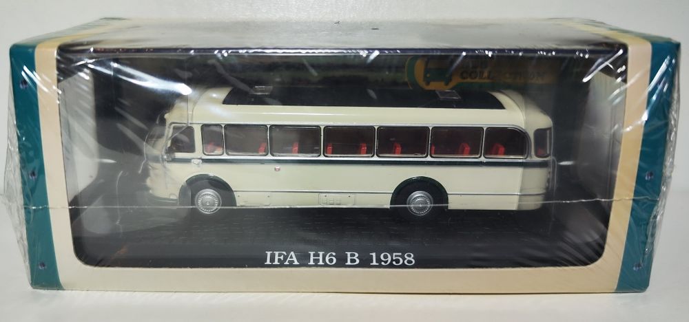 Model autobus IFA H6 B 1958 1:72 Atlas Bus Collection we foli w gablo ...
