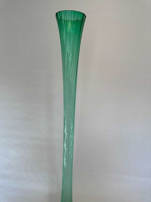 Wazon podłogowy wysoki Murano lata 50-60-te XX w. 94 cm. FLET UNIKAT ...