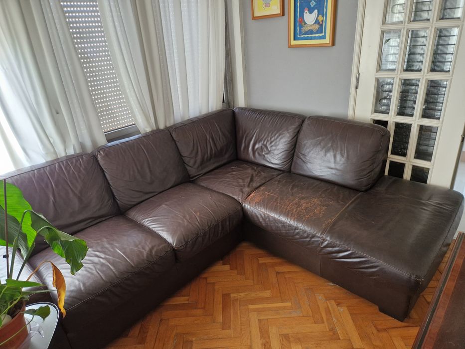 Sofá chaise lounge Benfica • OLX.pt