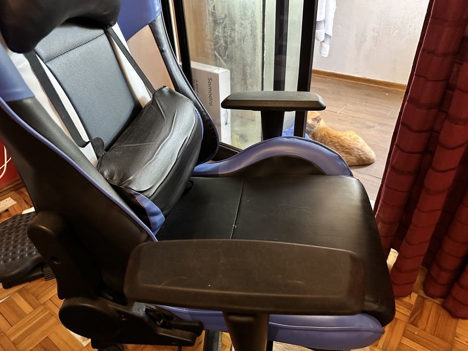 Cadeira gamer Zenez com apoio pra cervical e lombar Faro (Sé E São ...
