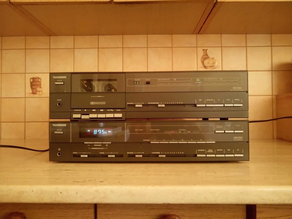 Amplituner Telefunken HR 650 + Magnetofon Telefunken HC 650 Jeziorki • OLX.pl