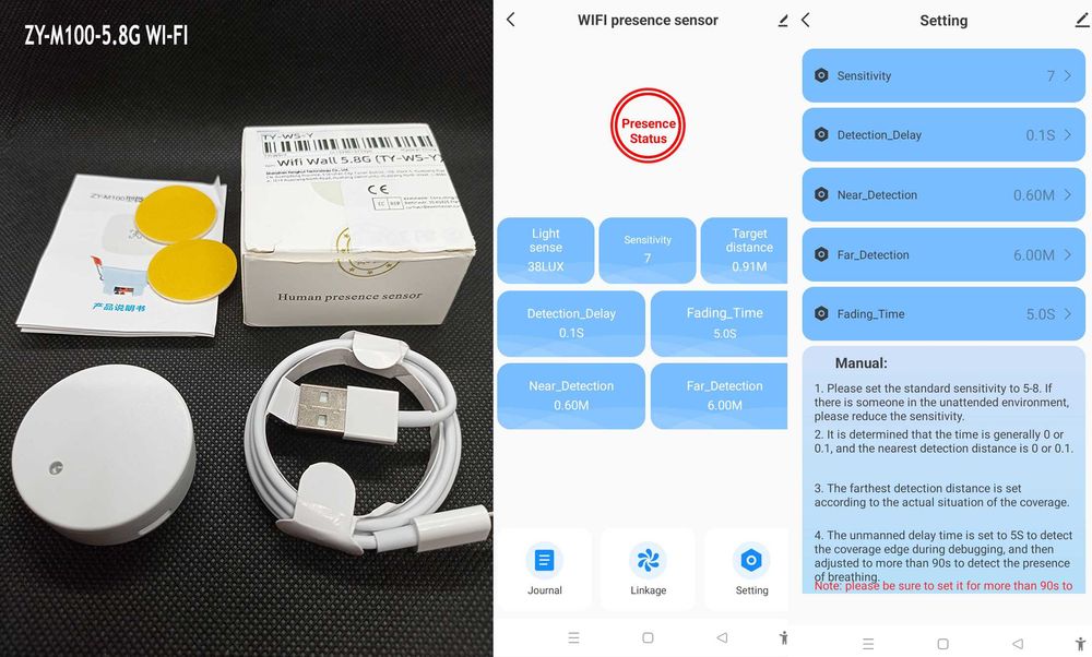 Розумний датчик присутності людини Zigbee WI-FI: 290 грн. - Прочая техника для дома Николаев на Olx