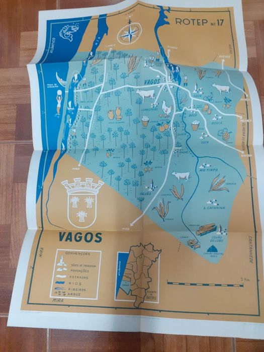 Mapa/roteiro ROTEP, Vagos Almada, Cova Da Piedade, Pragal E Cacilhas ...