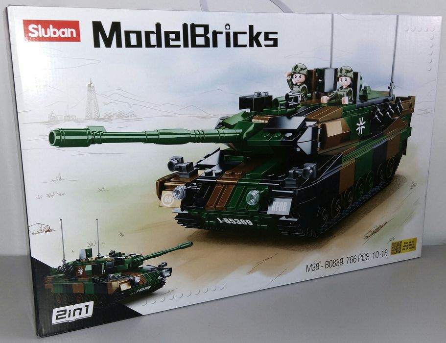 Конструктор Sluban M38-B0839 "Немецкий танк Леопард Leopard 2А5 MTB ...