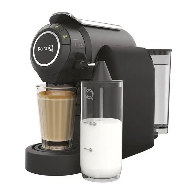 Капсульна кавоварка з капучінатором Delta Q Milk Qool Evolution Black: 1 399 грн. - Кавоварки ...