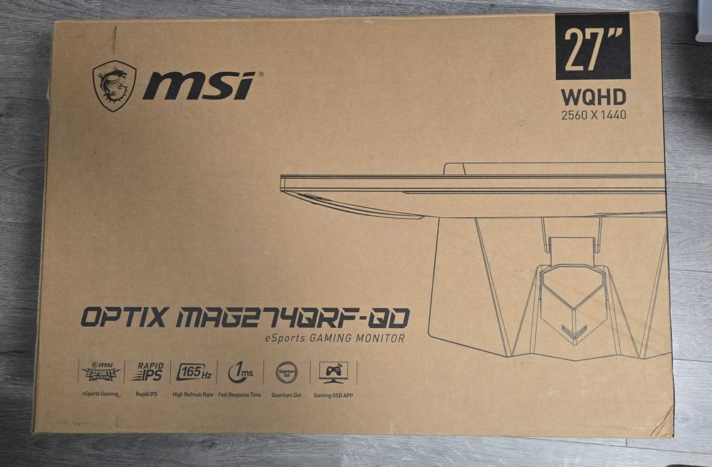 Ігровий монітор 27" MSI Optix MAG274QRF QD: 5 500 грн. - Монітори ...