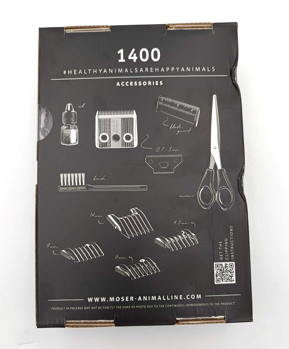 Maszynka do strzyżenia psów Moser Clipper 1400 Animal 46 mm – NOWA ...