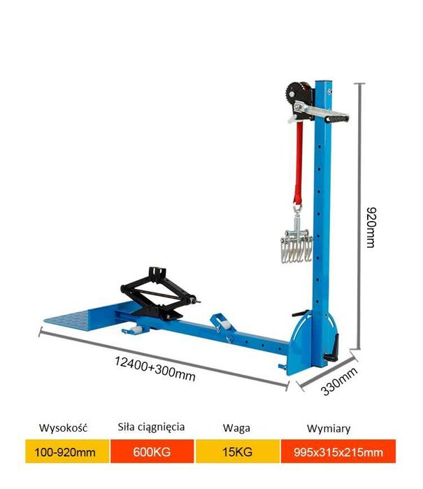 Ramię Karoserii Blacharski Docer Puller Spoter Koń Spotter Rama Dozer ...