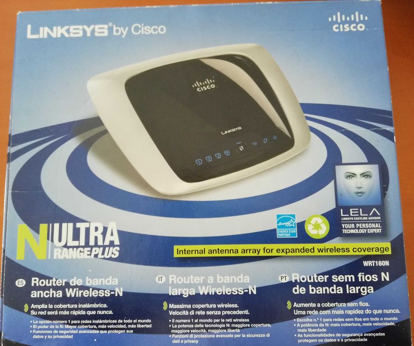 Router Linksys by Cisco WRT160N V2 Montijo E Afonsoeiro • OLX Portugal