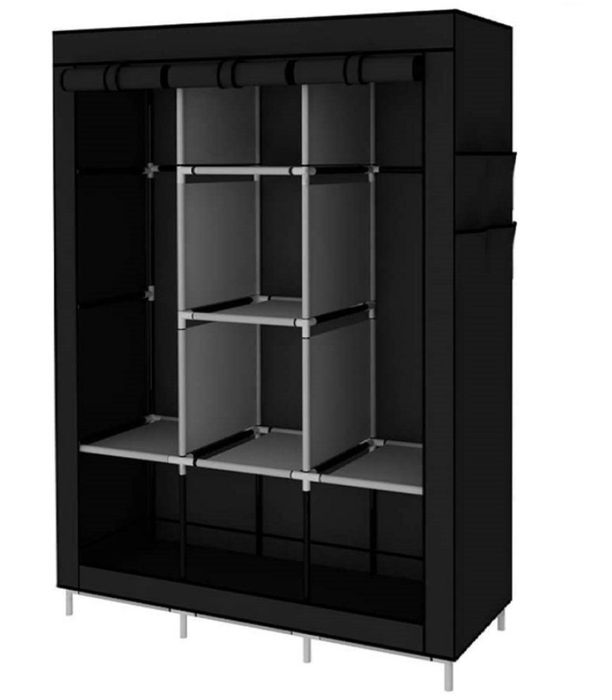 Мобільна тканинна шафа для одягу на 3 секції Hcx Storage Wardrobe 8813 850 грн Меблі для