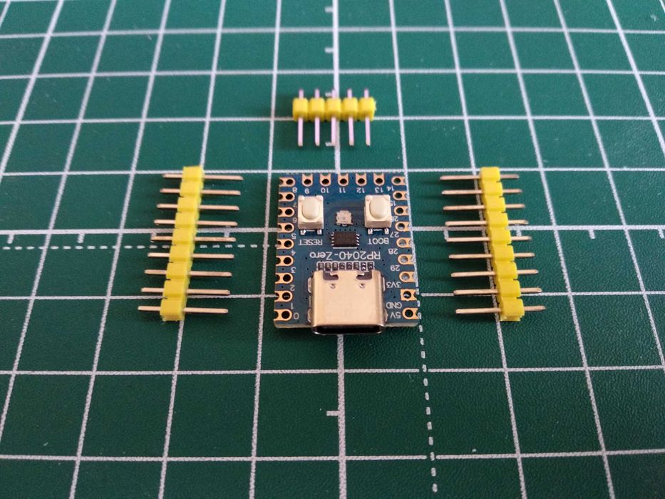 RP2040-Zero Raspberry PI type C Reset button WS2812 RGB led: 159 грн ...