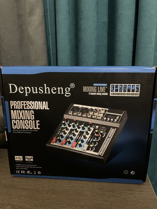 Мікшерний пульт Depusheng Mixing Console HT4: 2 100 грн. - Аксесуари й ...
