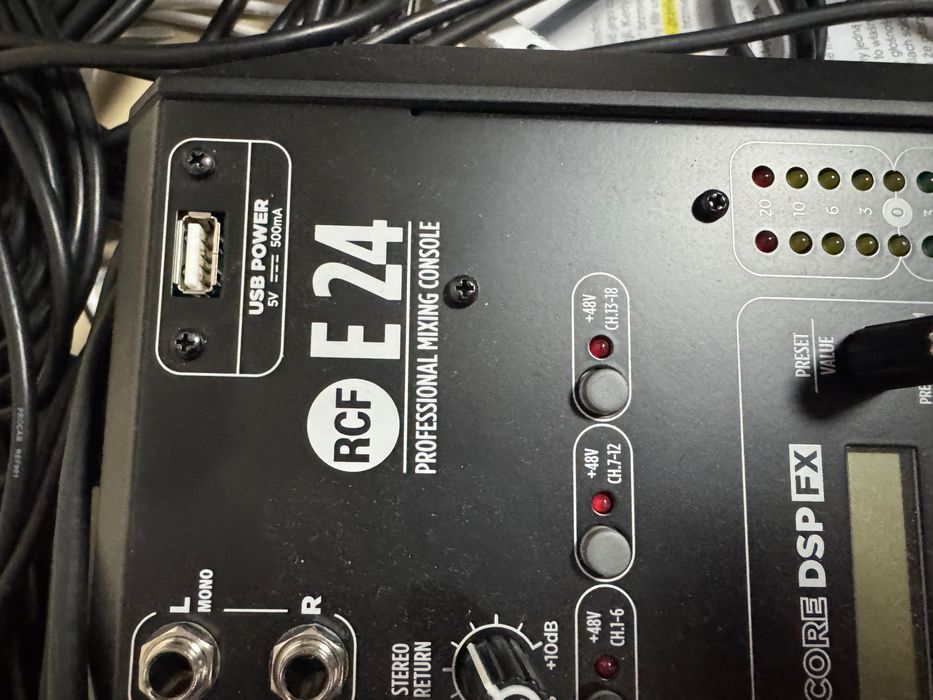 Analogowy mikser audio RCF E24 STAN IDEALNY Gądki • OLX.pl