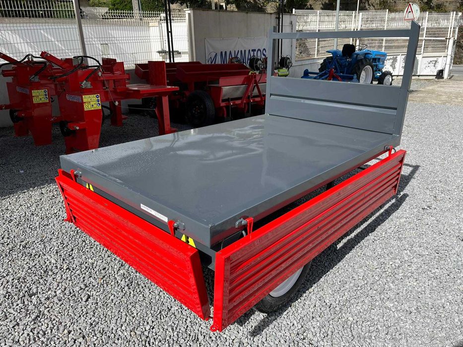 Reboque/Atrelado para mini trator hidráulico NOVO Bougado (São Martinho ...