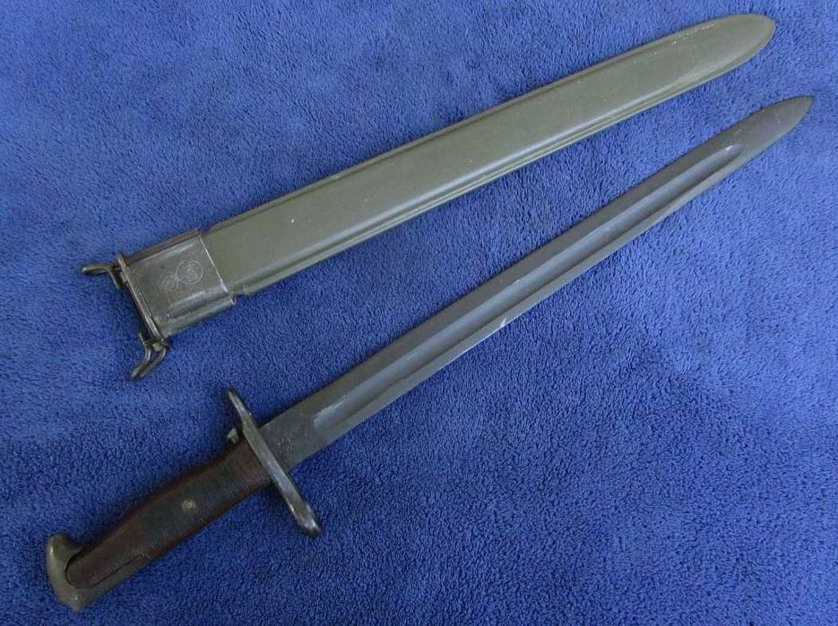 UNIKAT Bagnet USA M1905/42 WT 1943 Oryginał WWII Długi Kraków Bronowice ...