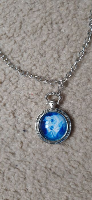 Naszyjnik niebieski wisiorek wisior prezent Nowe Lipiny • OLX.pl