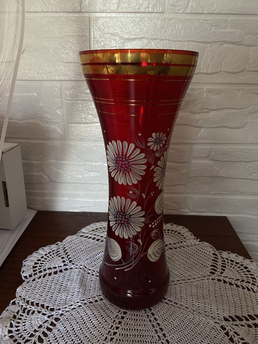 Терміново Ваза червона красная СССР СРСР радянська 215 грн Предмети мистецтва Київ на Olx